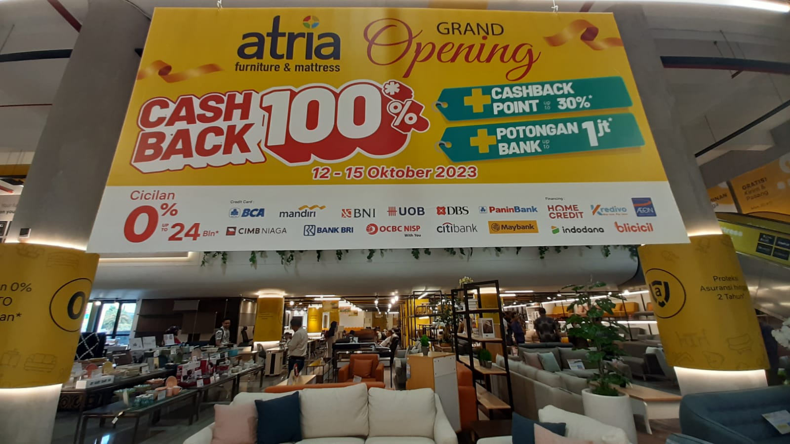 ATRIA Furniture & Mattress, Buka Gerai ke-20 di Bintaro Jaya